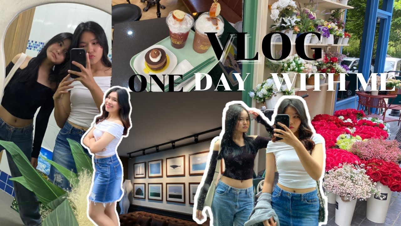 ONE DAY VLOG WITH ME & My Best Friend 🥰🧋🍰 - YouTube