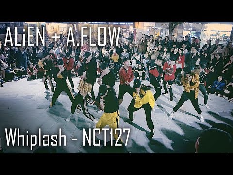 [역대급 버스킹] ALiEN + A.FLOW | Whiplash NCT 127 | Choreography by Euanflow Fancam by lEtudel - YouTube