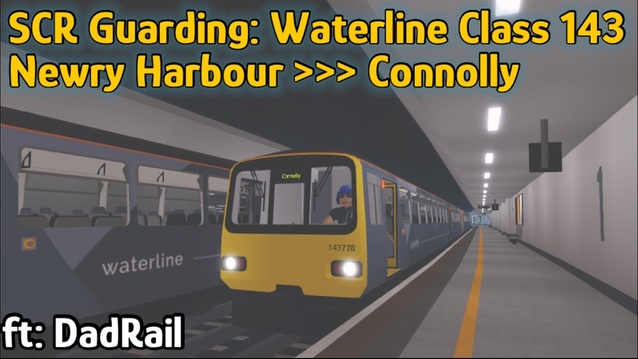SCR GUARDING: Waterline Class 143 from Newry Harbour to Connolly - YouTube