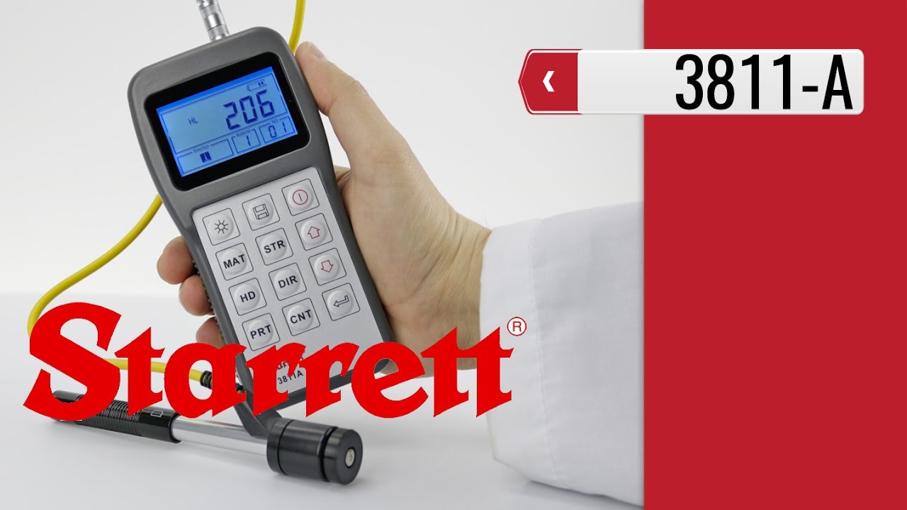Starrett 3811A - Portable Hardness Tester (product video presentation ...
