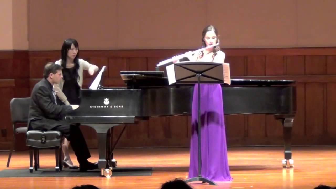 Liebermann Sonata mvt. 2 - Gina Luciani and James Lent - YouTube