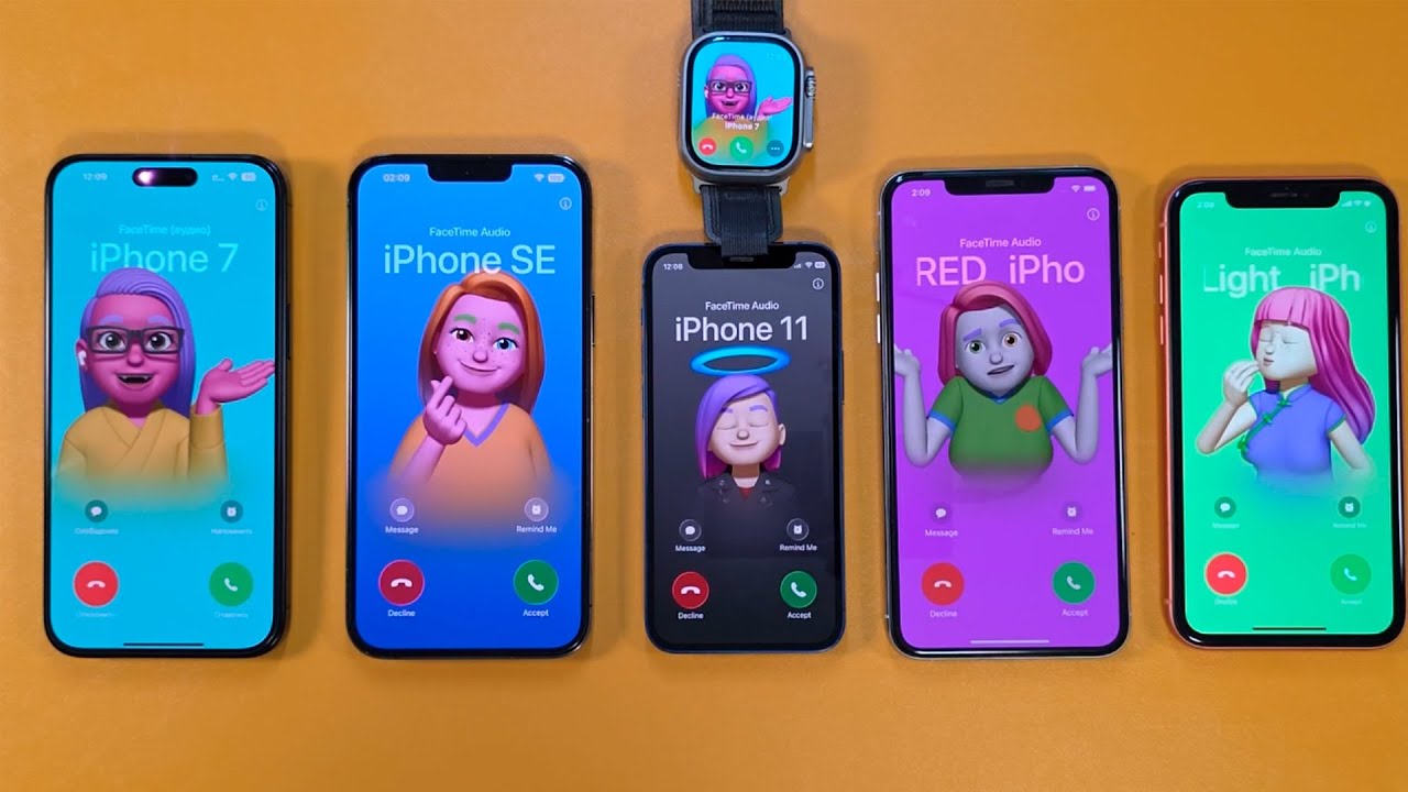 5 FACETIME APPLE WATCH ULTRA 2 INCOMING CALL IPHONE 15 PRO MAX IPHONE ...