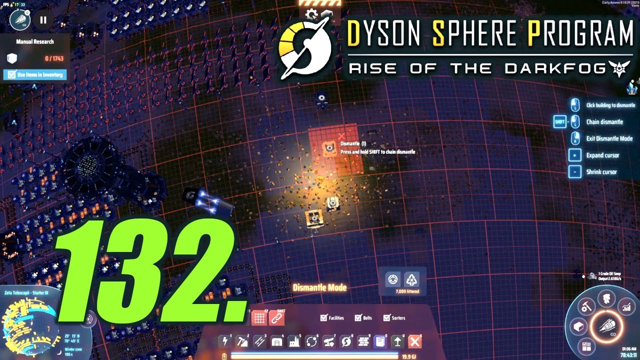 Cleaning Up The Starter Planet - Let's Play Dyson Sphere Program: Rise ...