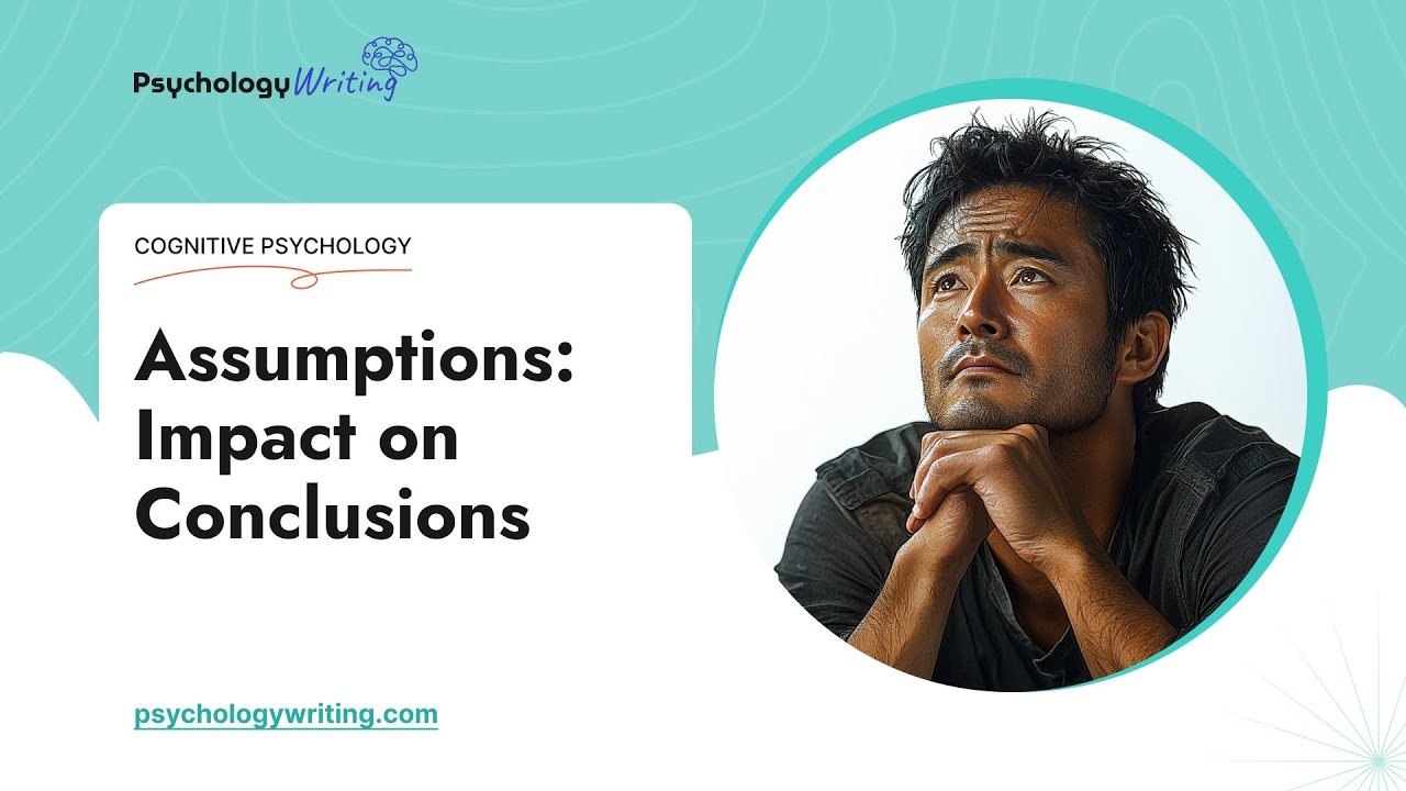 Assumptions: Impact on Conclusions - Essay Example - YouTube