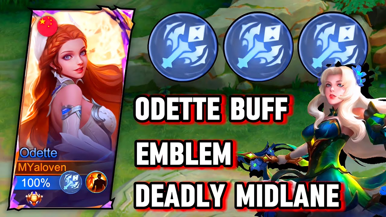 DEADLY MIDLANE ! ! ODETTE GAME TUTORIAL THE BEST WAY TO WIN - ODETTE BEST BUILD | TOP GLOBAL ...