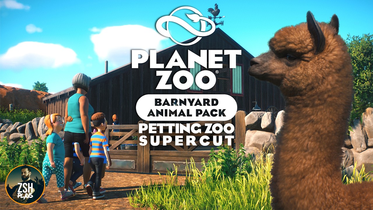 Building a Barnyard Petting Zoo | Planet Zoo Supercut - YouTube