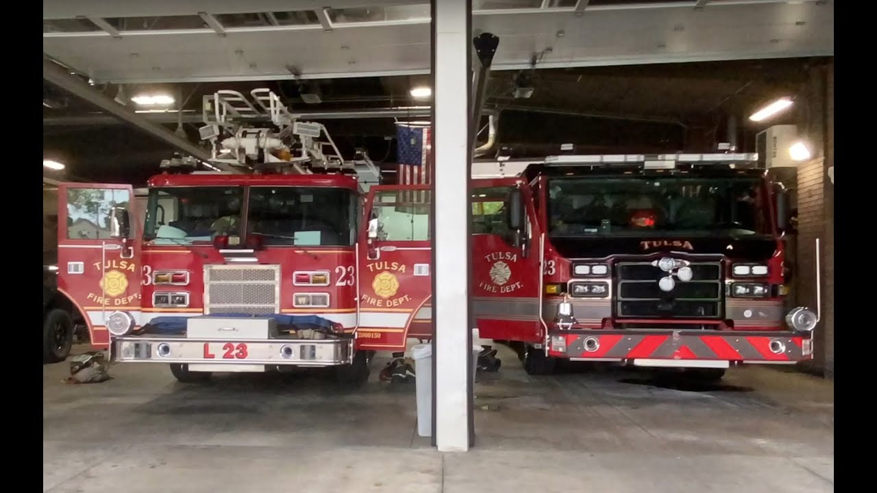 Tulsa Fire Dept. Station 23 “The Lions Den” visit with Engine 23 and ...