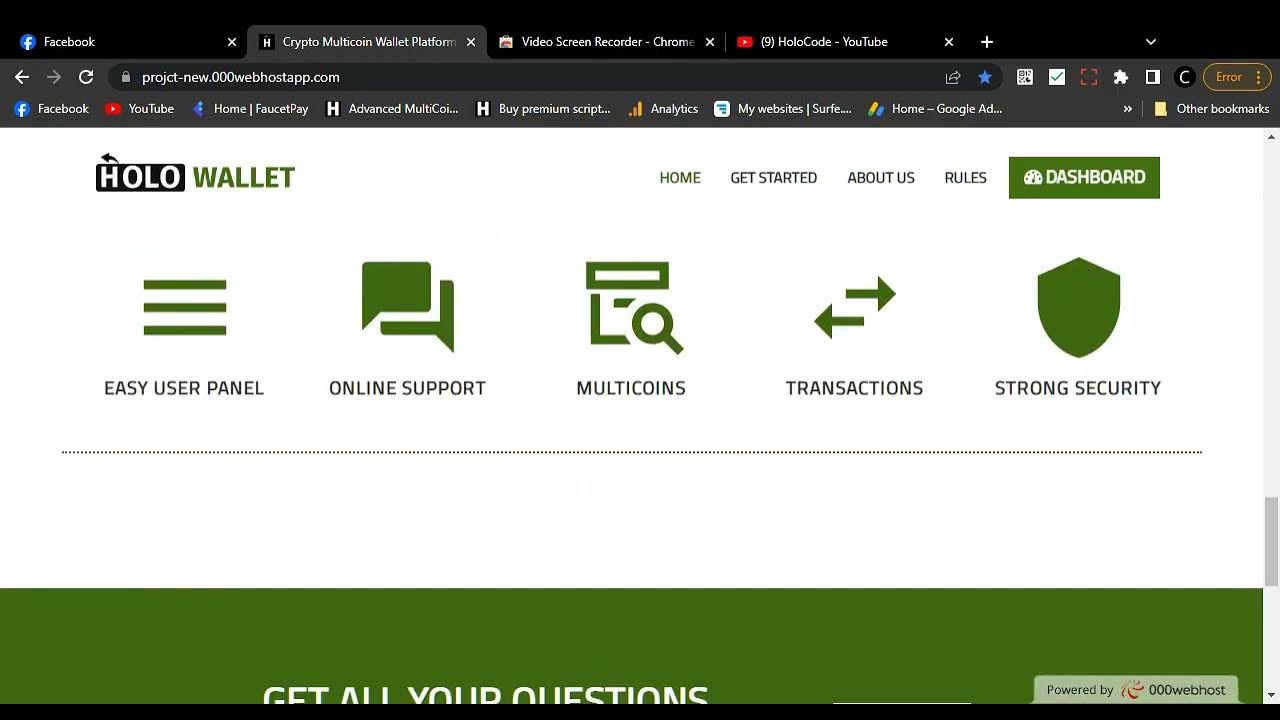 FREE MULTICOIN CRYPTO WALLET PHP SCRIPT - YouTube