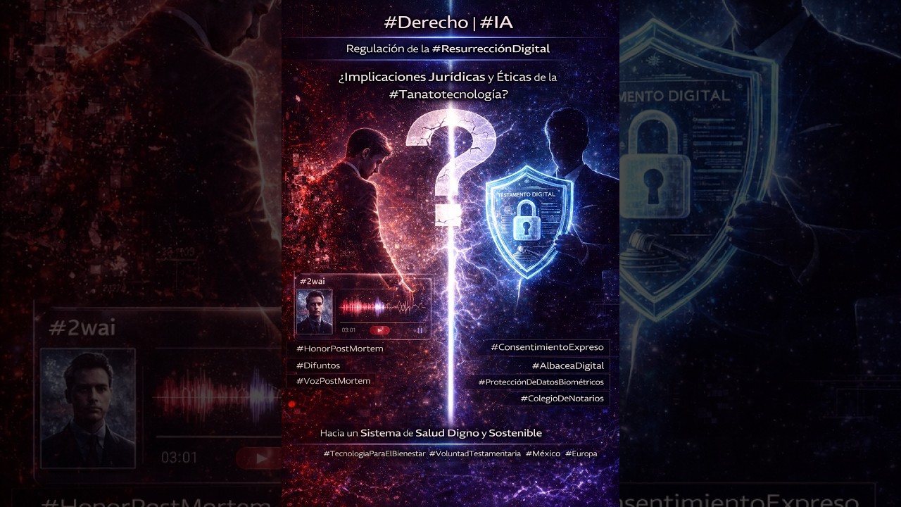 #IA, #Derecho y la Regulación de la #ResurrecciónDigital - YouTube