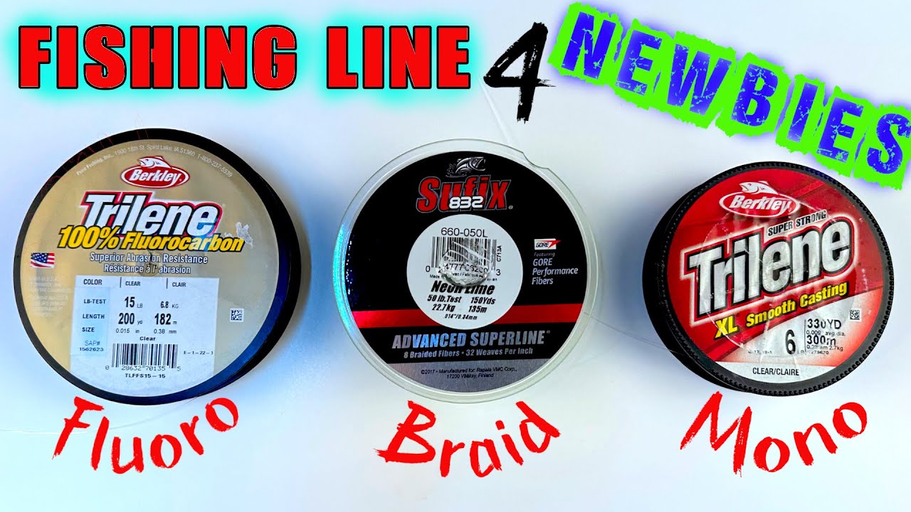 Fishing Line Knowledge For Rookies Made Easy - YouTube