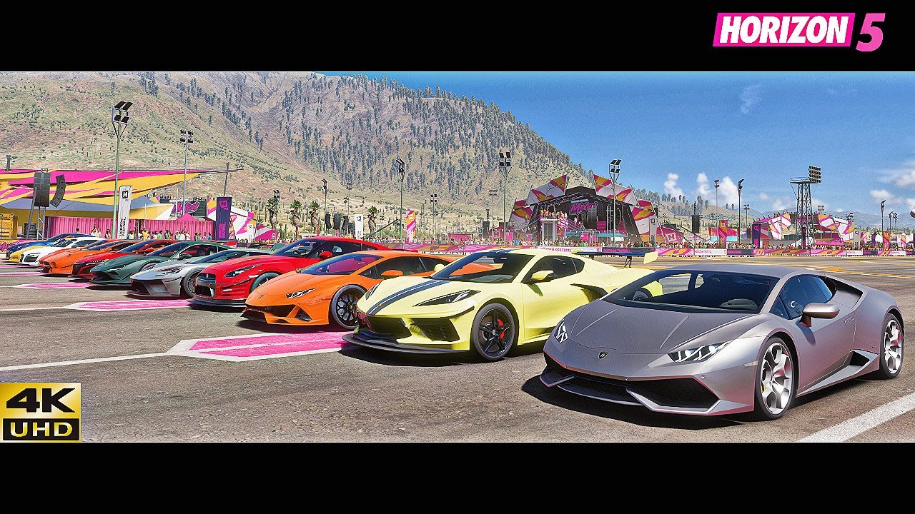 FH5 DRAG RACE: Tvr, EB100, Enzo, F40, F1 GT, J50, GTB, GT-R, Evo, And ...