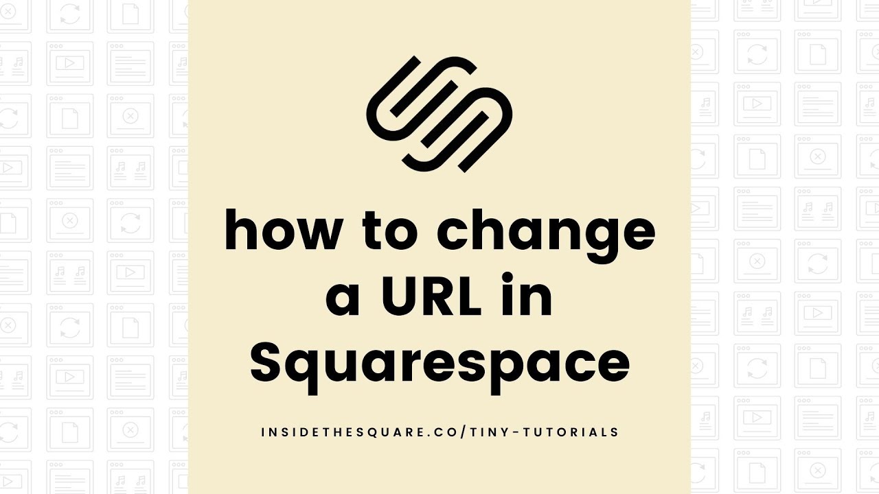 How to change a page URL in Squarespace 7.1 // Squarespace 7.1 Tutorial ...