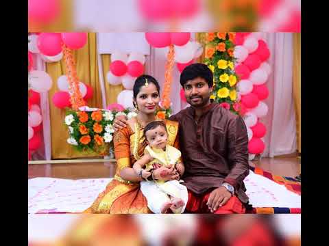 Kannada maguvina namakarana photos. Bilva naming ceremony photos. - YouTube