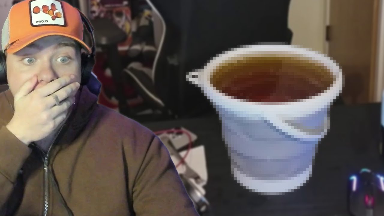 Drinking a BUCKET of beer with a FORK challenge | AverageArchive - YouTube