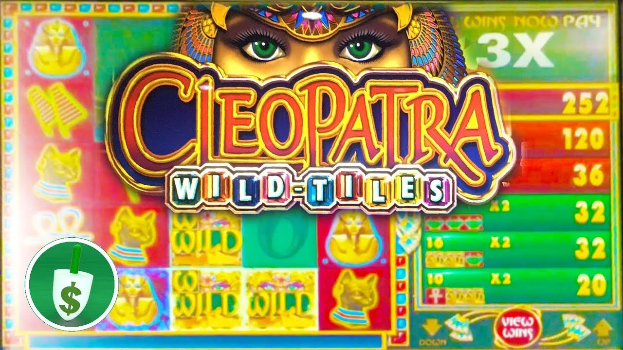 Cleopatra Wild Tiles slot machine, bonus - YouTube