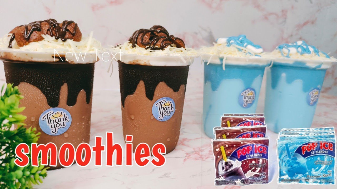 resep smoothies pop ice, modal irit omset melejit, ide jualan laris ...