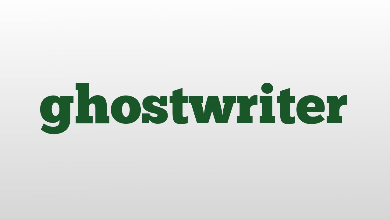 Ghostwriter Meaning And Pronunciation YouTube ghostwriter-meaning-and-pronunciation-youtube