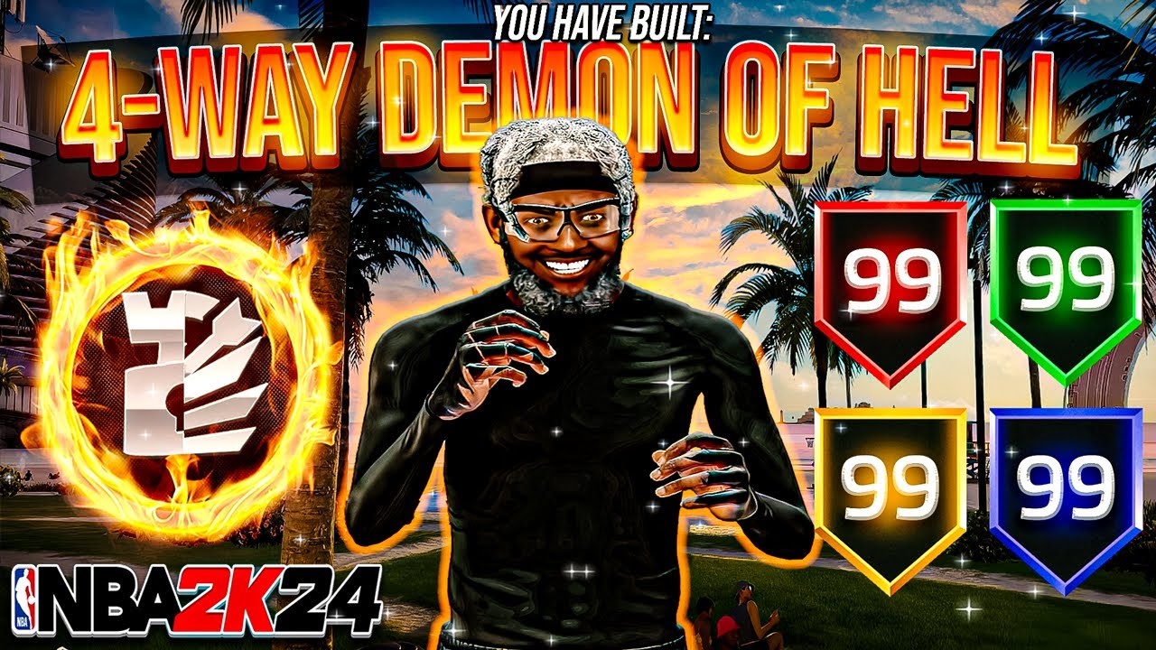 *NEW* 6’8 4-WAY ISO BUILD WITH 60+ BADGES + CONTACT DUNKS AND LIMITLESS ...