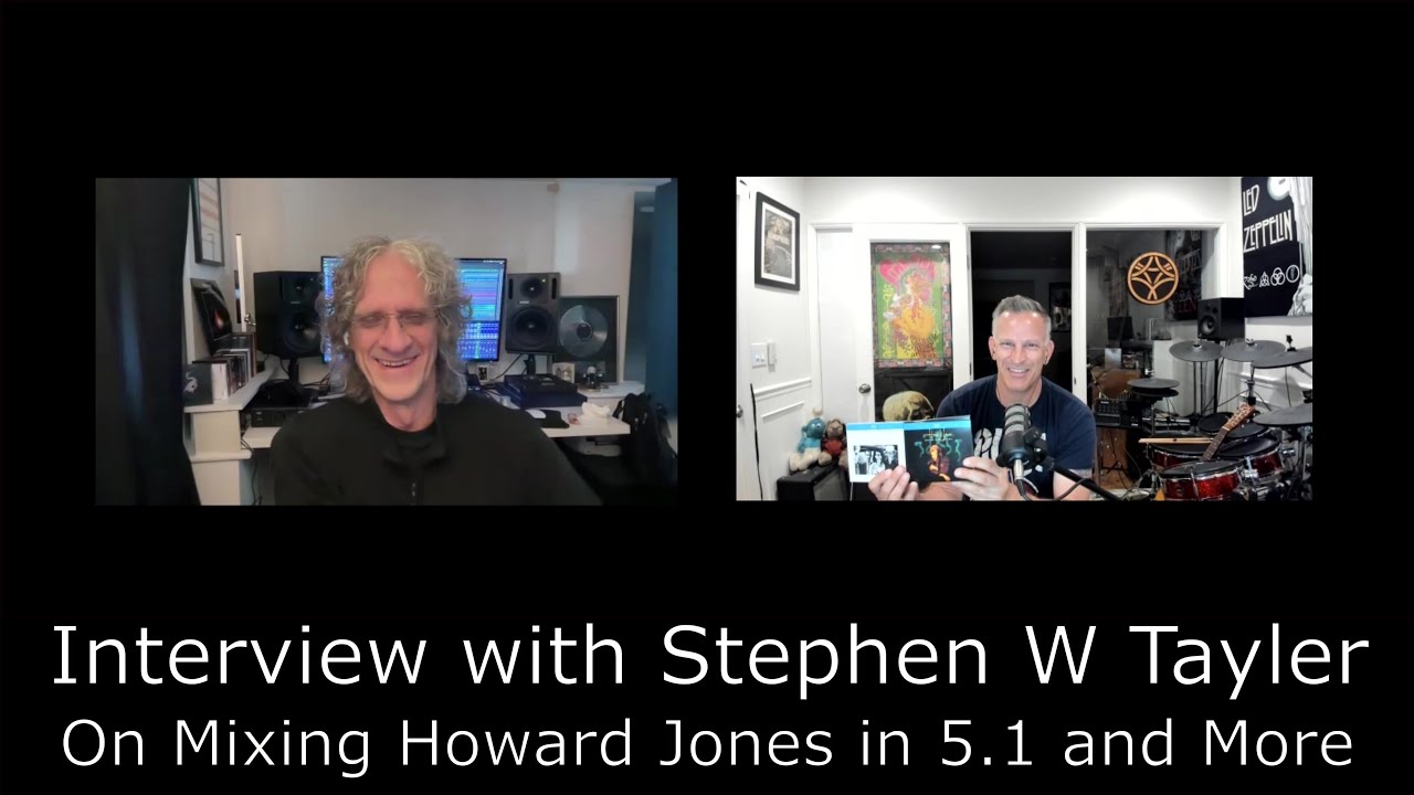 Interview With Stephen W Tayler - Recording and Mixing Howard Jones in ...