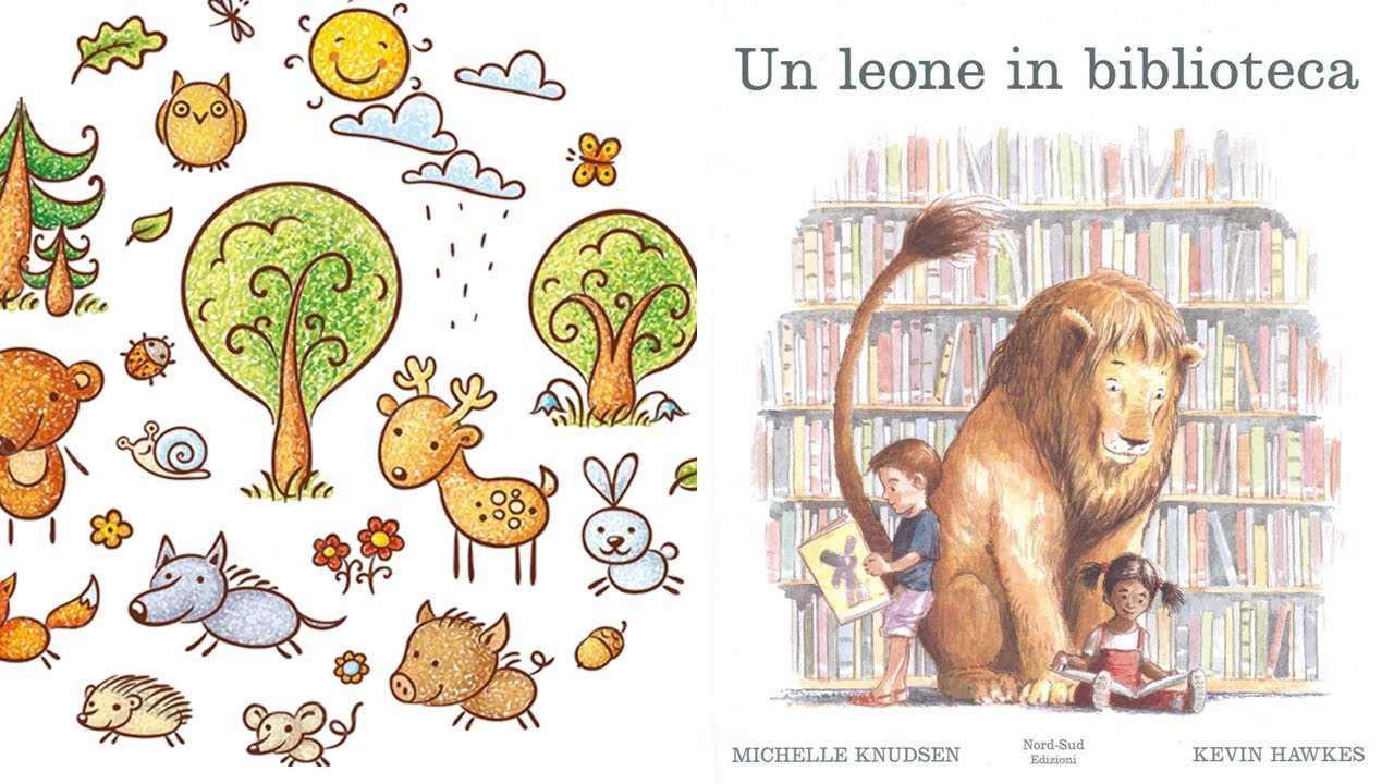 STORIE per bambini per apprendere e sognare | Un leone in biblioteca ...