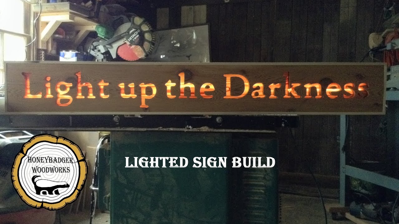 How To Make An LED Sign - YouTube