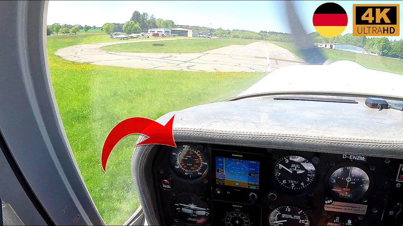 Windshear on Final? 💨 -15 KTS Drop | Short Field Landing at Jesenwang ...