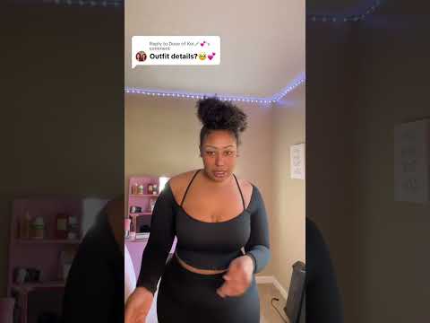 of Koi💉💕 i linked it for yall 💕 #2pieceset #plussizetryon #thickgirlie #tiktokshopworkoutset #viralw