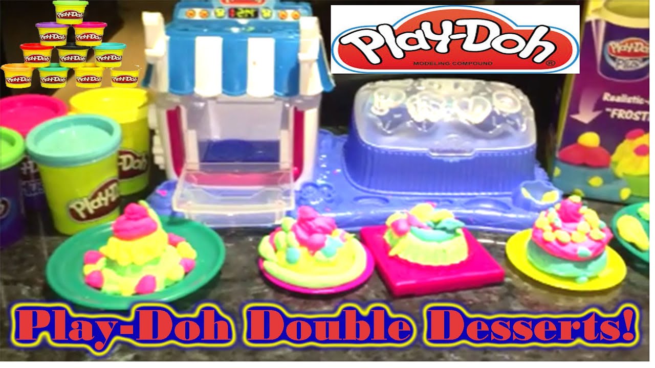 PLAY-DOH Sweet Shoppe Double Desserts UNBOXING & TOY REVIEW Video - YouTube