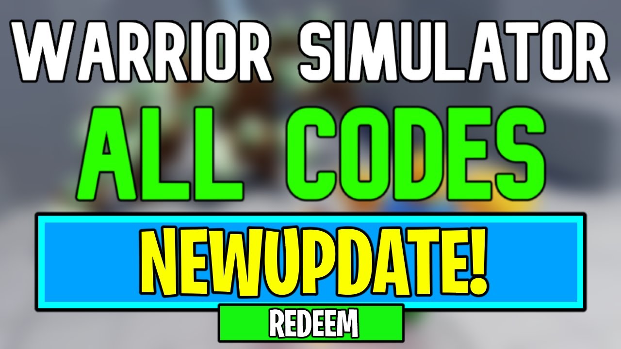 New Warrior Simulator Codes | Roblox Warrior Simulator Codes (May 2024 ...