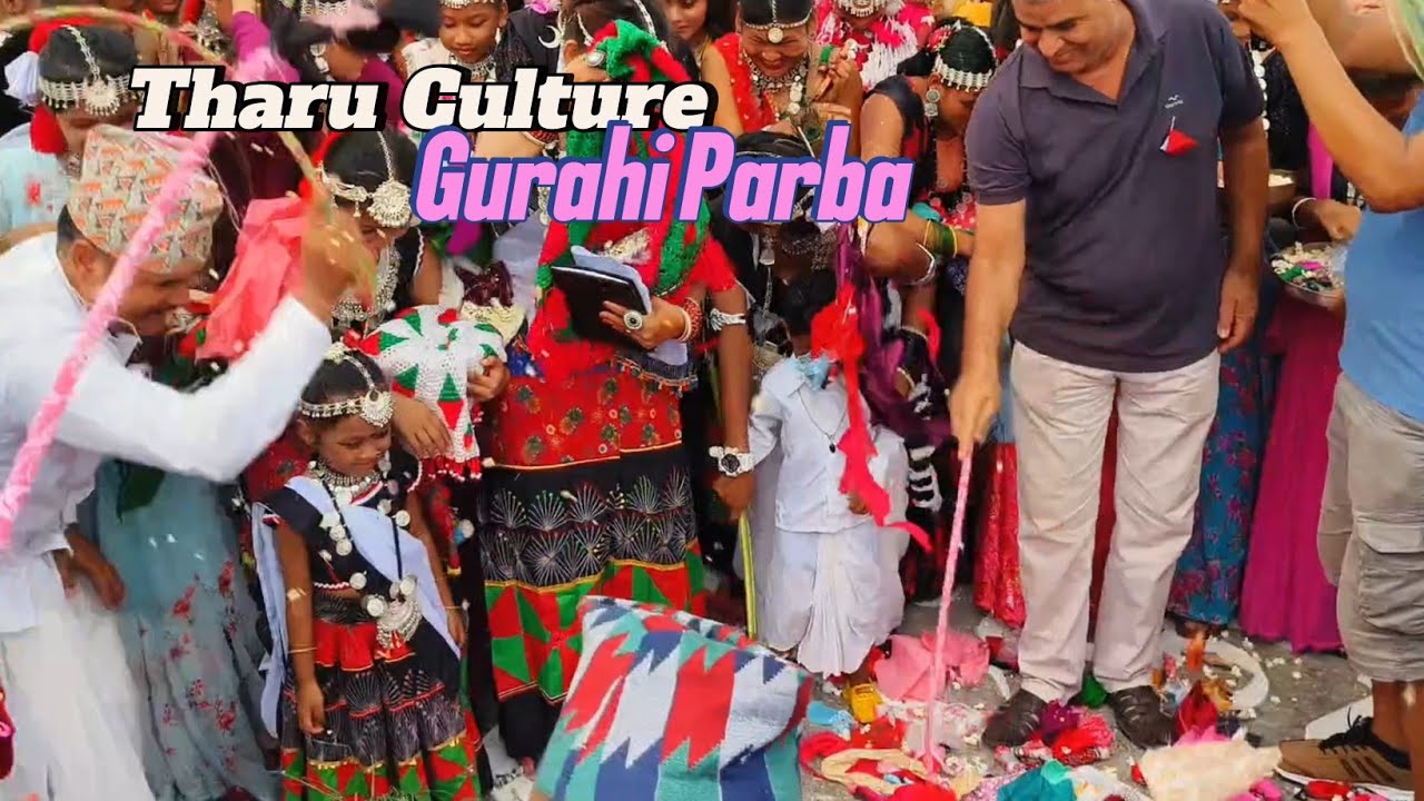 Tharu Culture Gurahi Parba Dhangadhi Campus road - YouTube