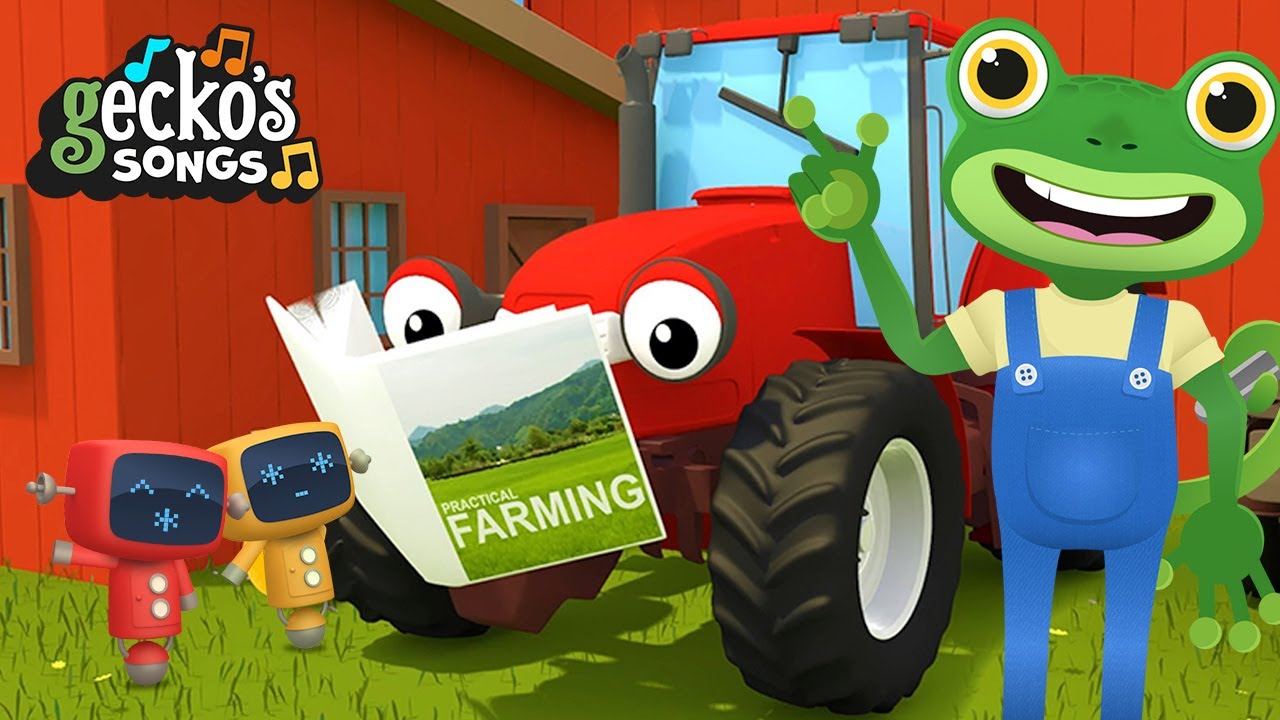 Gecko's Tractor Song｜Kids Songs & Nursery Rhymes｜Learning Videos For ...