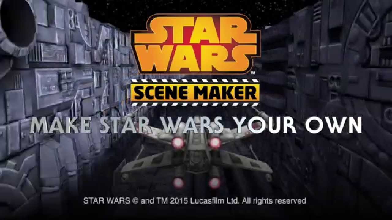 Star Wars Scene Maker app for iPad and iPhone - YouTube
