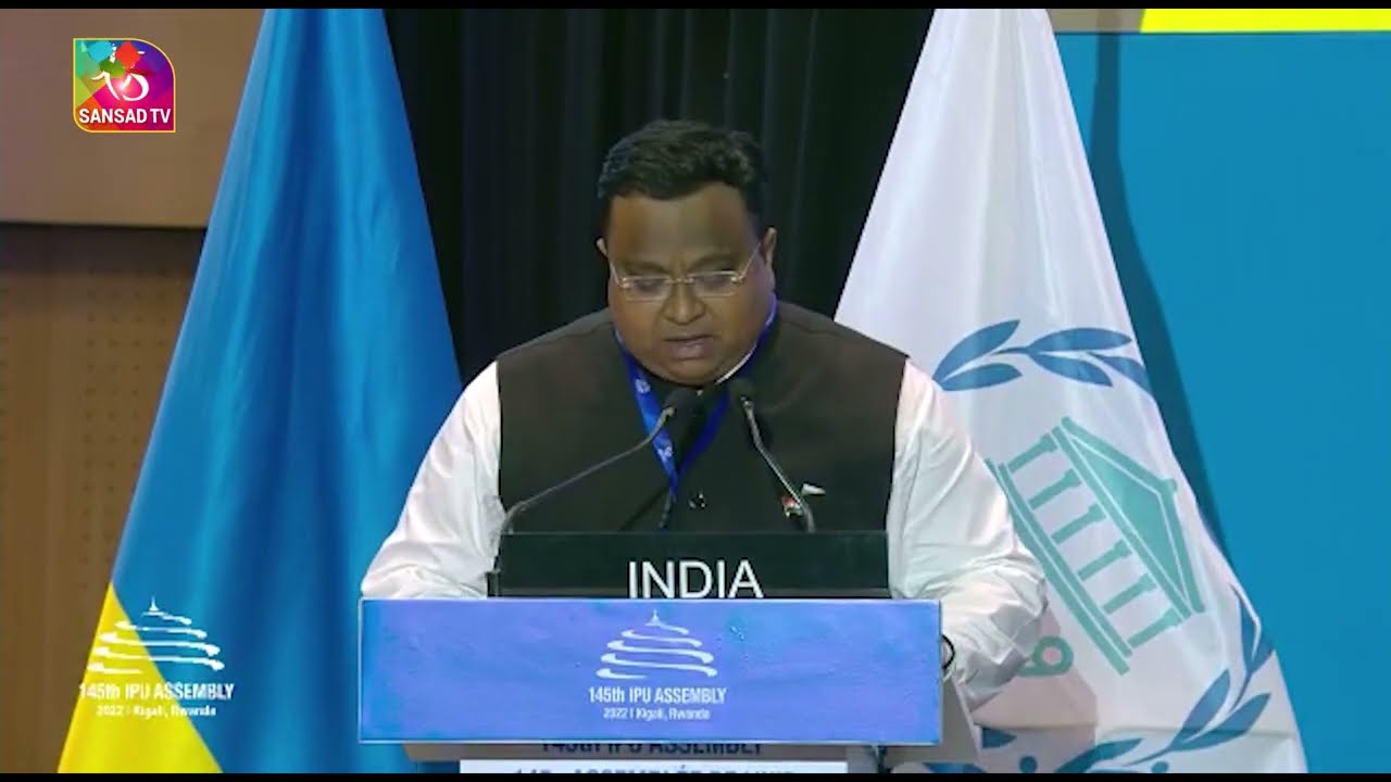 Rajya Sabha MP Dr. Sasmit Patra's Address | 145th IPU Assembly at ...