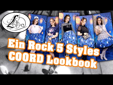 1 Rock 5 Styles: Lolita Fashion COORD LookBook ft. Loliya RavenMoon Rock