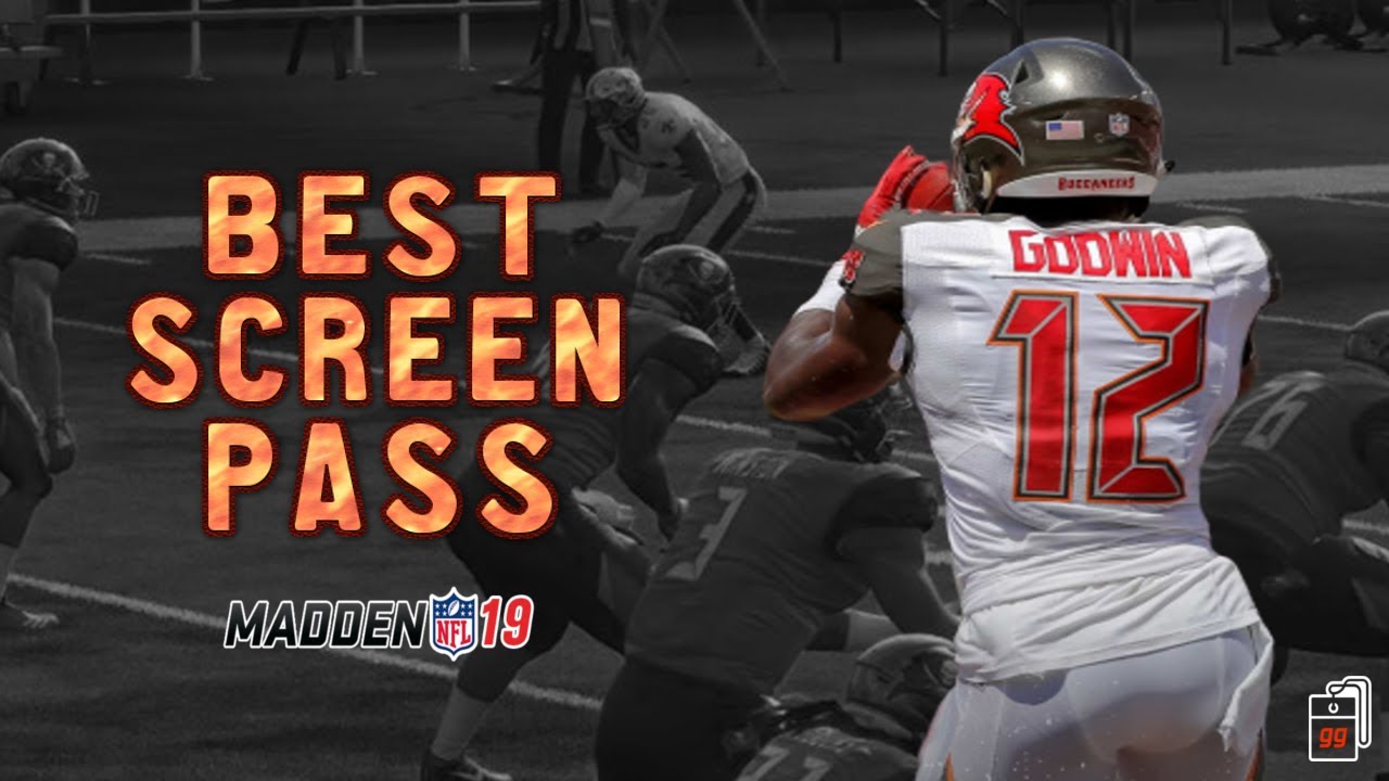 Best Screen Pass in Madden 19 - YouTube