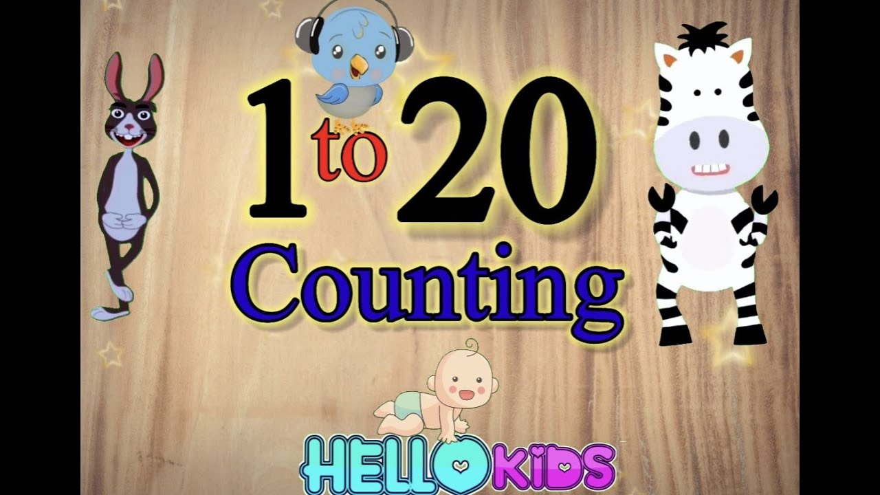 1 to 20 counting | Learn counting with Pictures | Learn counting in ...