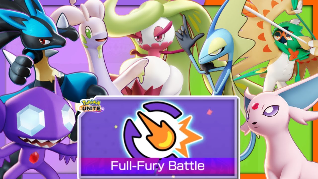 72% Team Damage with this POKEMON in FULL FURY BATTLE | Pokemon Unite ...