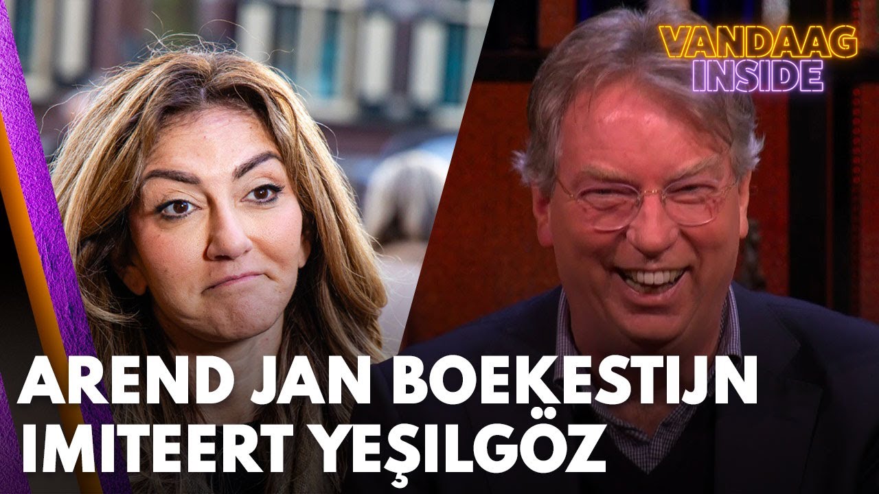 Arend Jan Boekestijn imiteert Yeşilgöz: 'Heb jij gedronken?!' | VANDAAG ...