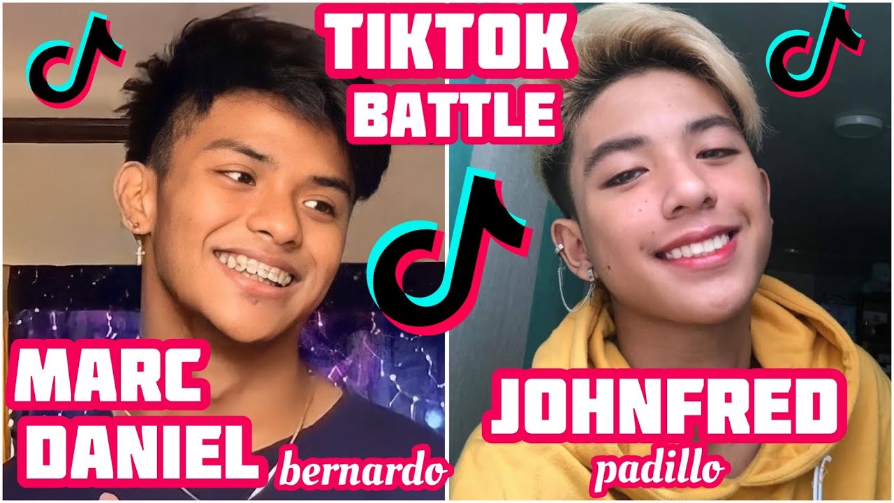 Marc Daniel Bernardo Vs Johnfred Padillo Tiktok Battle | Mysuperockstar - YouTube