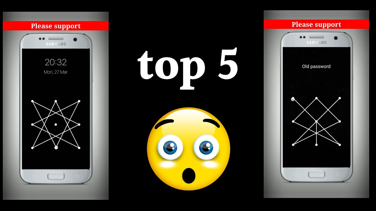 5 impossible pattern lock | pattern lock style - YouTube