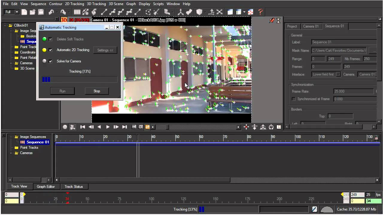 Match Moving for Maya - Part 2 - Setting up in MatchMover and Automatic ...