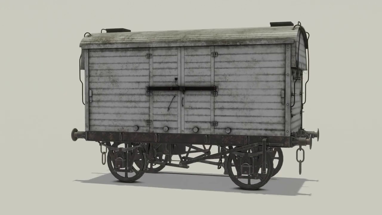 LOCO Railroad MICA B Refrigerated Meat Van - YouTube