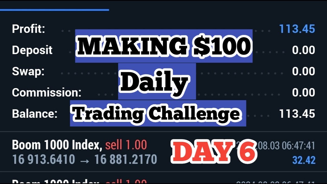 How to Make $100 daily trading Forex || Trading Challenge Day 6 - YouTube