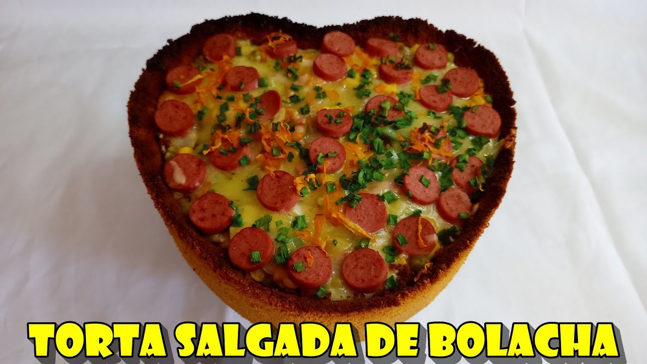 TORTA SALGADA COM MASSA DE BOLACHA CREAM CRACKER - YouTube