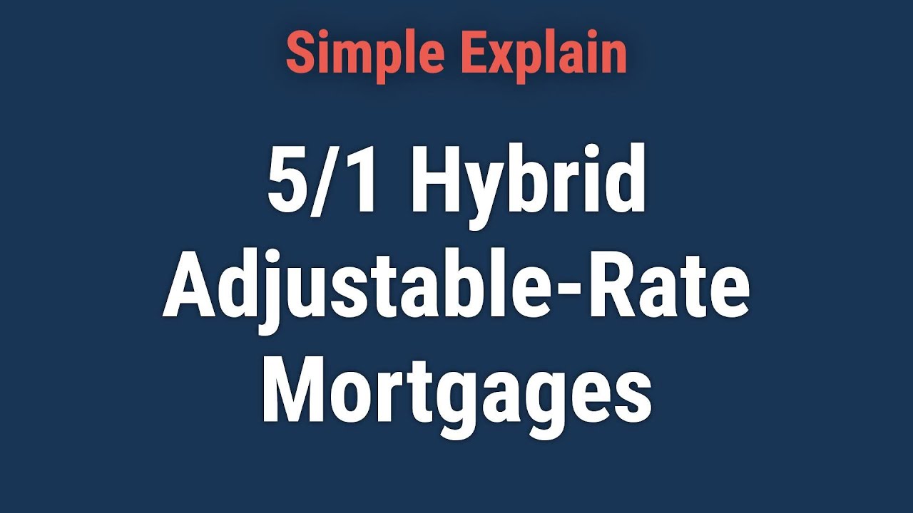 5/1 Hybrid Adjustable-Rate Mortgage (5/1 ARM) Examples - YouTube