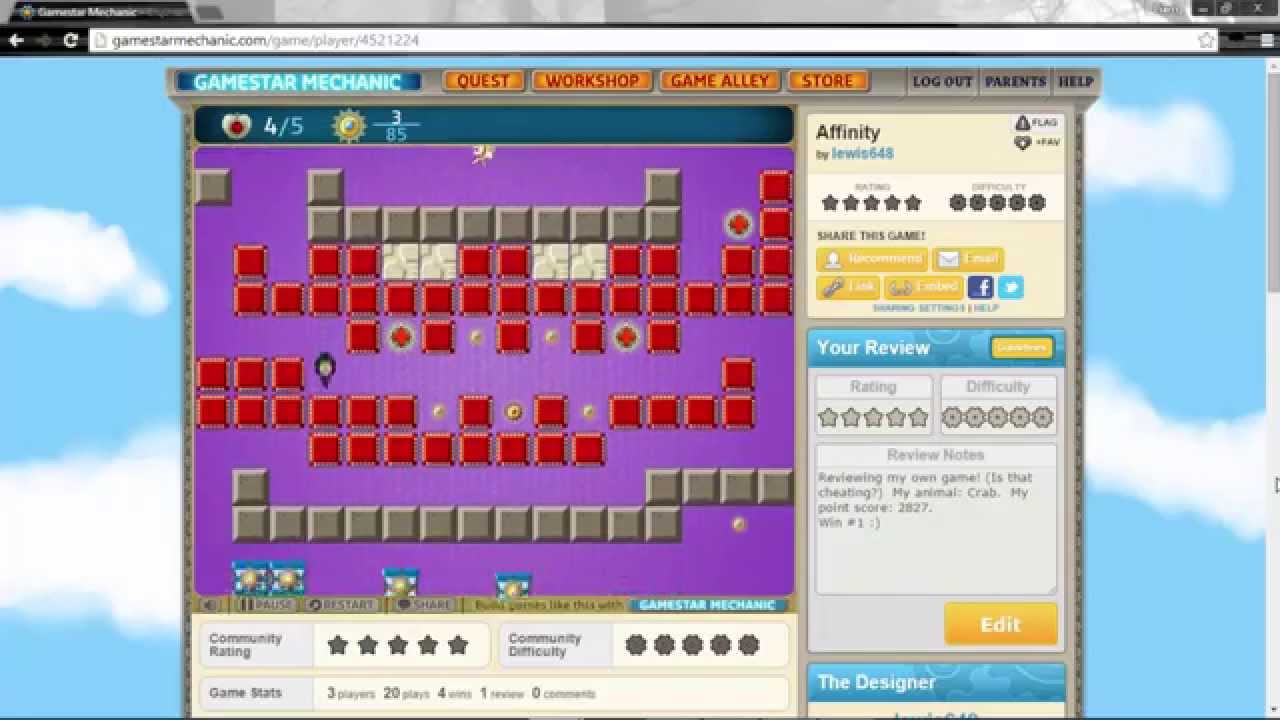 Affinity - Gamestar Mechanic - Playthrough - YouTube