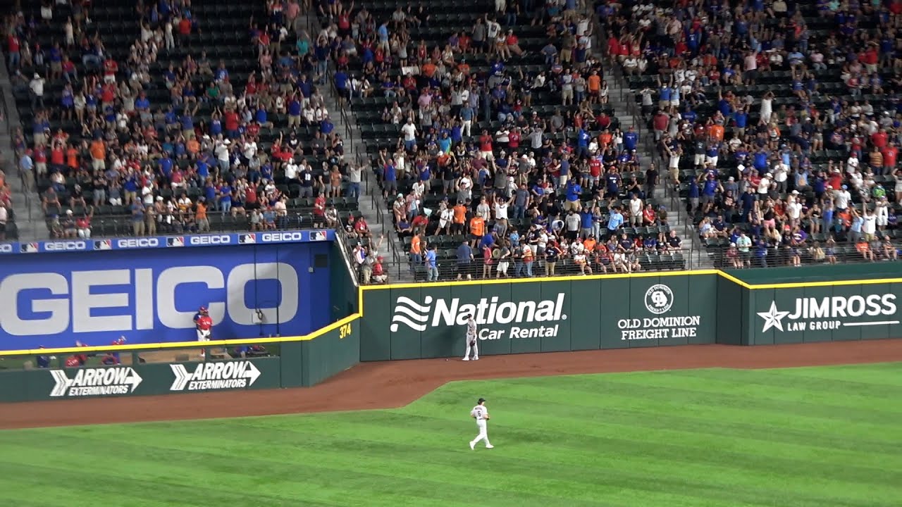 Rangers/Astros 8/27/21: Ibáñez Hammers an Opposite Field Home Run - YouTube