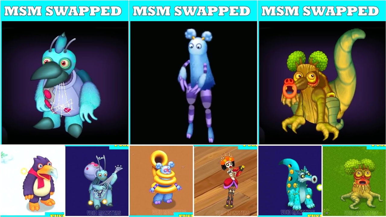 The MONSTERS WAS SWAPPED | MONSTERS WAS TRANSFORMED | My Singing ...