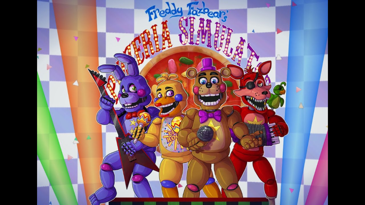 FNAF 6/Pizza sim (First night and some minigames) - YouTube