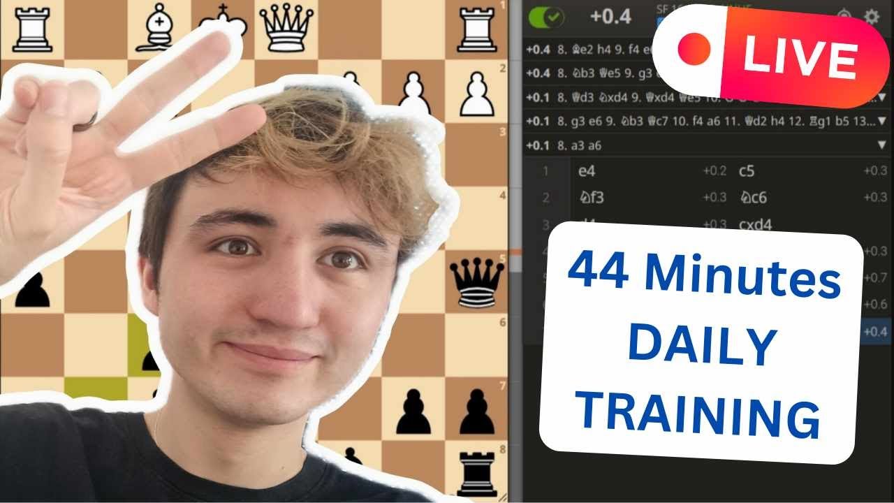 DAY 157: My 44 Minutes of Daily Chess Training - YouTube